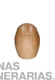 Espectacular mini urna funeraria madera de roble natural | URNAS ...